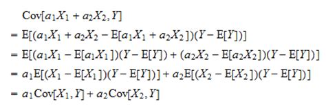 Covariance Definition Based On The Expected Value