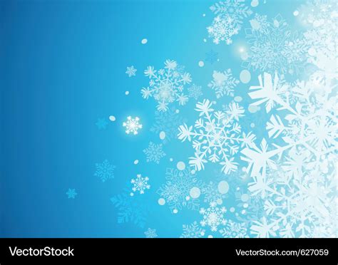 Winter Snowflake Abstract Royalty Free Vector Image