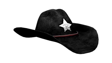 Female Sheriff Hat 3d Model