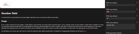 Number Field Does Not Validate User Typed Numbers Issue 1957 Microsoft Fast GitHub