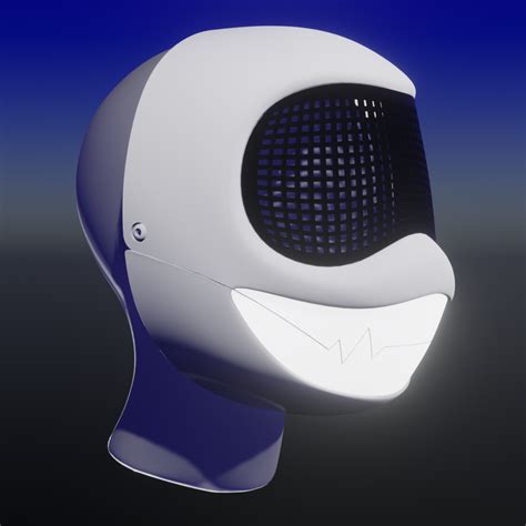 🤖 Murder Drones Mask V2 With Articulated Jaw・ Stl File For 3d