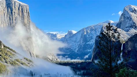 Yosemite Valley Clearing Winter Storm