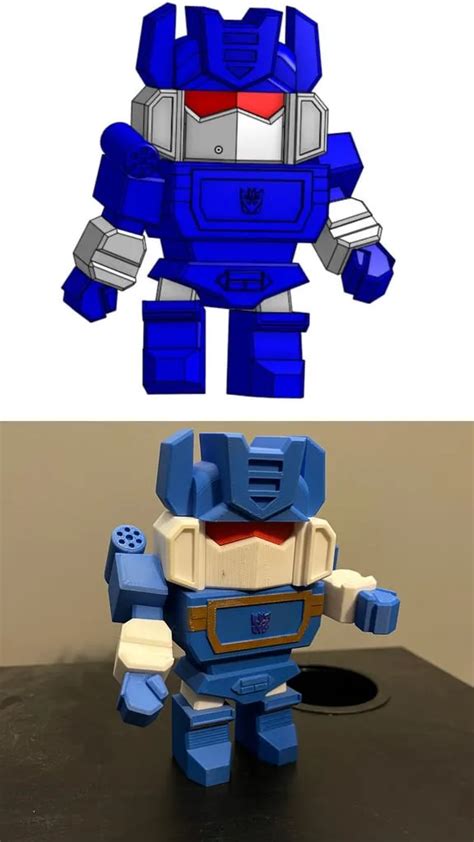 Soundwave Chibi Figure By Reprops2003 Makerworld