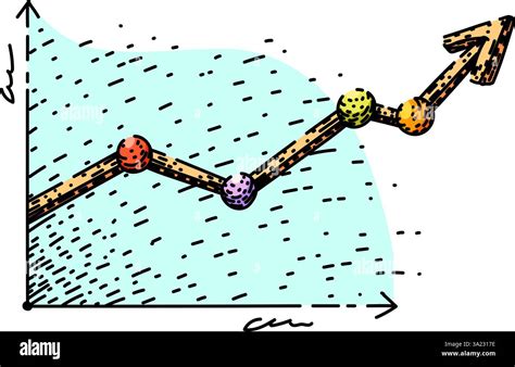 plot graph sketch hand drawn vector stock vector image and art alamy