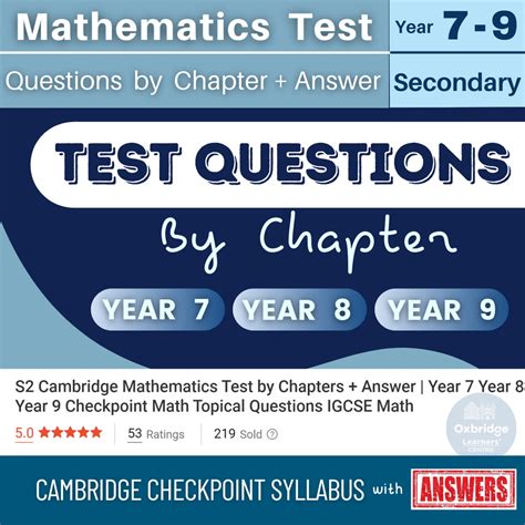 S2 Checkpoint Mathematics Test By Chapters Answer Year 7 Year 8 S2 Checkpoint Mathematics Test By Chapters Answer Year 7 Year 8