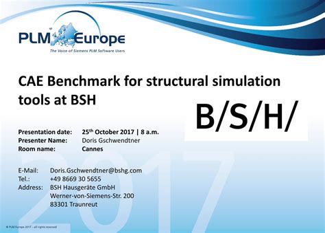 Pdf Cae Benchmark For Structural Simulation Tools At Bsh€¦ · Cae Benchmark For Structural