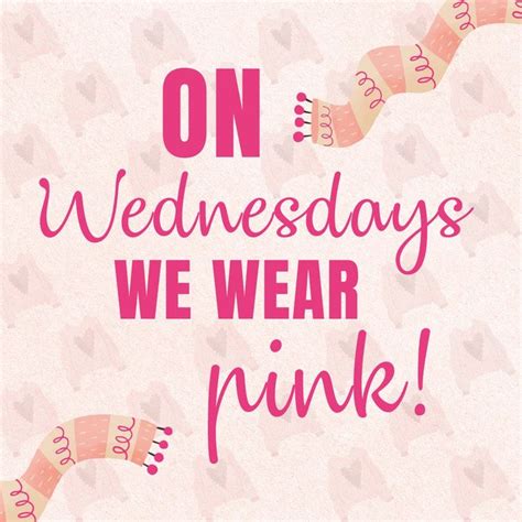 Wednesdays Wear Pink Love Pink Wednesday Pink Charity Shop