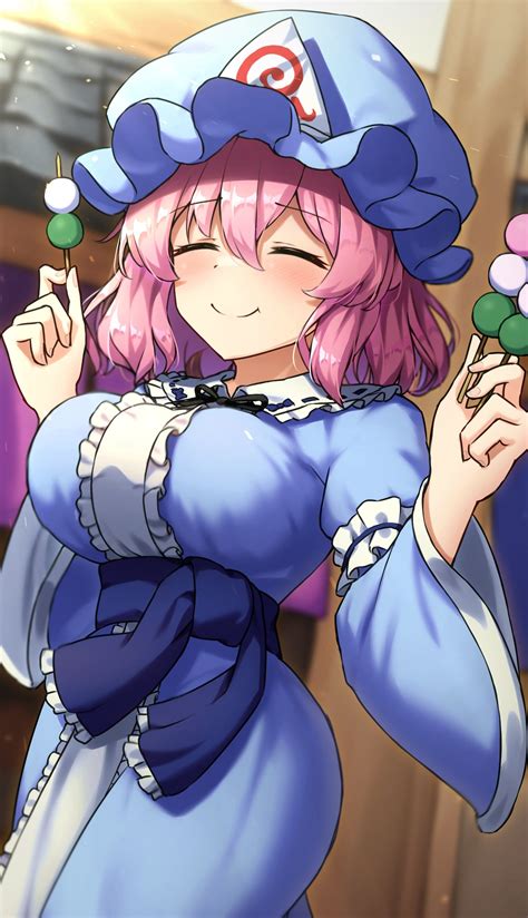 Saigyouji Yuyuko Touhou Drawn By Yosshy Danbooru
