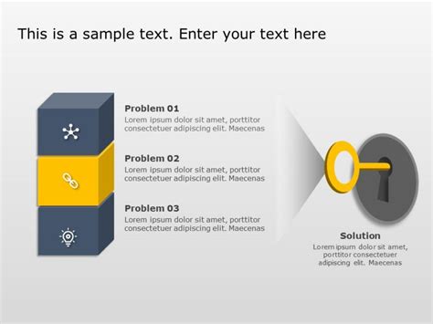 Animated Ladder Problem And Solution PowerPoint Template SlideUpLift