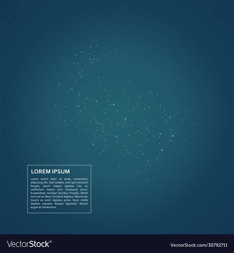 Abstract Polygonal Connection Science Royalty Free Vector