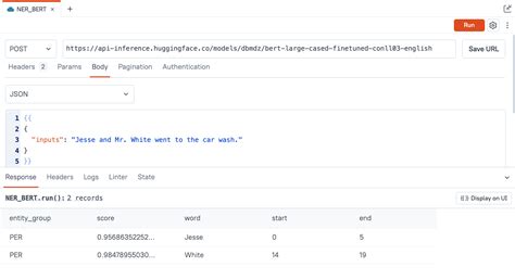 Named Entity Recognition With Bert And Hugging Face 🤗 Greenflux Blog