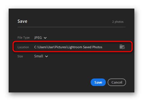 Как сохранить фото в Лайтруме после обработки