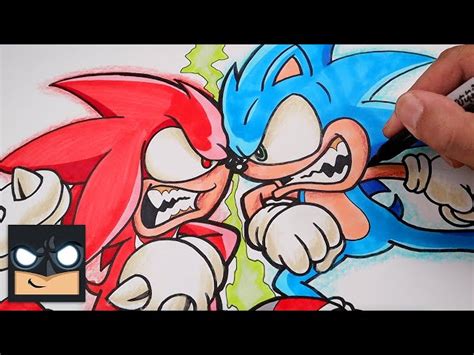 How To Draw Sonic Fighting