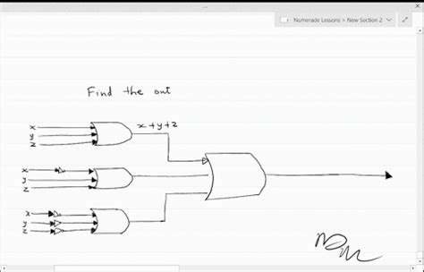 SOLVED In Exercises 15 Find The Output Of The Given Circuit Numerade