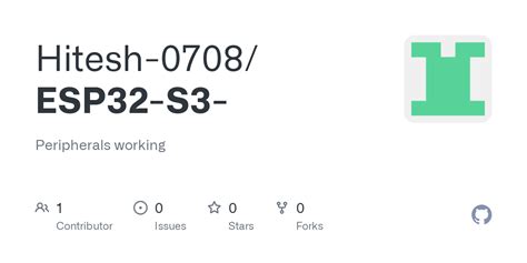 Github Hitesh 0708esp32 S3 Peripherals Working