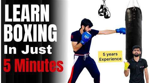 Learn Boxing In Just 5 Minutesboxing Training For Beginners Youtube
