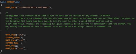 Solved Art 3 Eeprom See C Code For More Details Can
