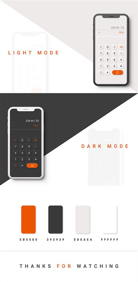 Calculator UI Concept On Behance