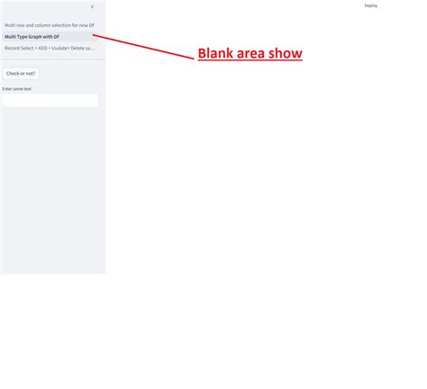 When Navigate Any Page Show Blank Screen Using Streamlit Streamlit