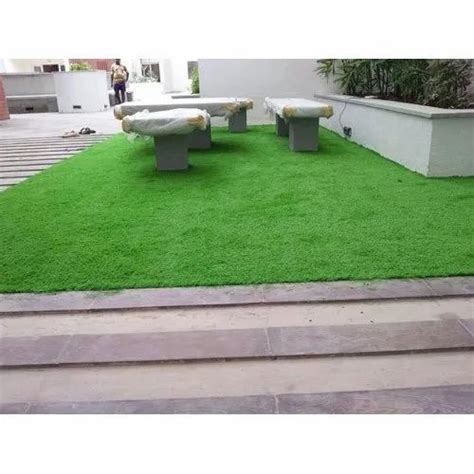 Pvc Curly Artificial Lawn Grass For Garden Packaging Type Packet At