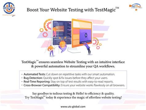Uts Global On Linkedin Freedemo Websitetesting Testautomation Automationtesting Bugdetection…