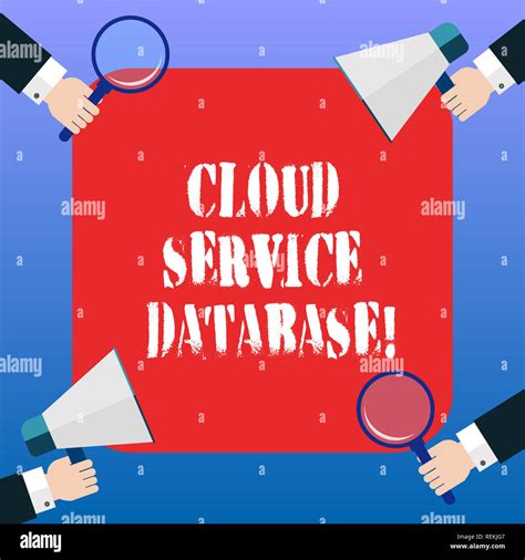 Handwriting Text Cloud Service Database Concept Meaning Optimized