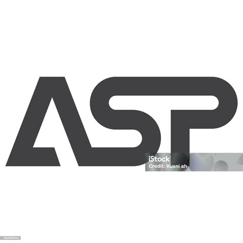 Asp Letter Logo Vector Icon Stock Illustration Download Image Now