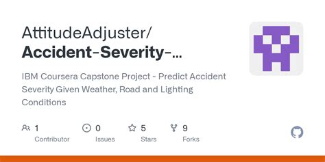 Github Attitudeadjusteraccident Severity Prediction Ibm Coursera