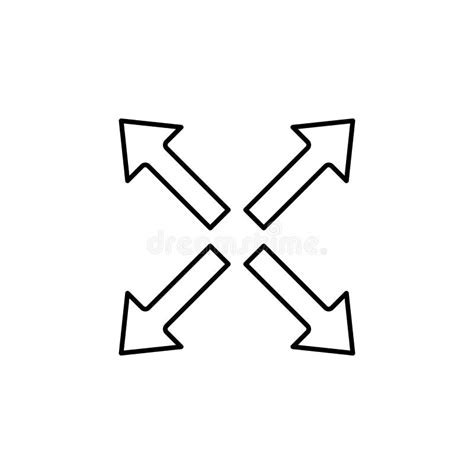 Arrows Pointing Circle Middle Stock Illustrations Arrows Pointing Circle Middle Stock