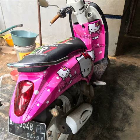Jual Sticker Decal Scoopy Hello Kitty Pink Shopee Indonesia