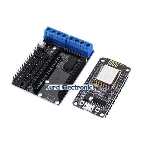 L293d Motor Driver Board For Esp8266 Wifi Nodemcu With Nodemcu Esp8266 Kurd Electronic