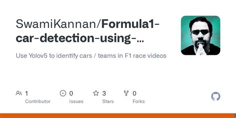 Github Swamikannan Formula1 Car Detection Using Yolov5 Use Yolov5 To Identify Cars Teams In