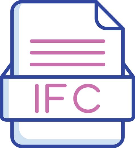 Ifc File Format Vector Icon 29699532 Vector Art At Vecteezy