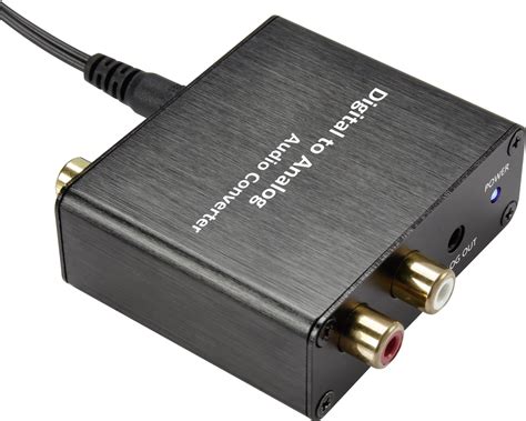 Audiophono Converter Toslink Rca Digital Rca Jack Unidirectional