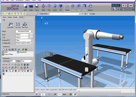 Robot Grasping And Moving Parts Industrial Robots Production Line
