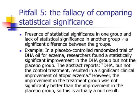 Ppt Statistical Inference Ii Pitfalls Of Hypothesis Testing Confidence Intervals Effect