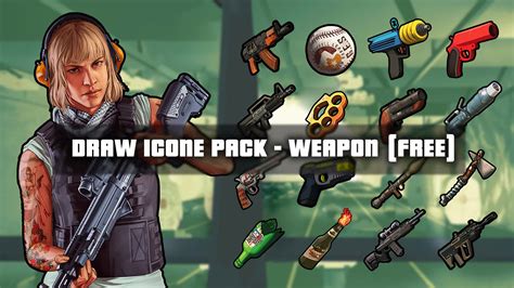 Free Weapon Icon For Inventory L Gta Artwork Draw Style Fivem