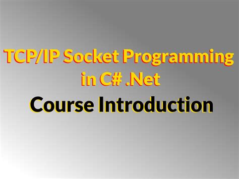 A Programmers Day Online Course Introduction Tcpip Socket