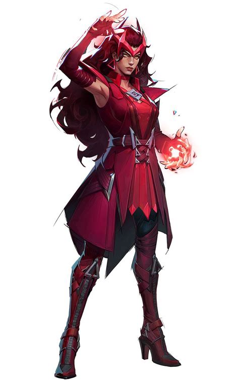 Scarlet Witch Art Marvel Rivals Art Gallery Scarlet Witch Marvel