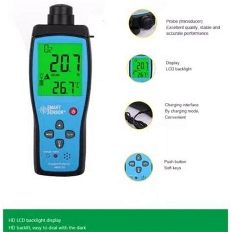 Jual Oxygen Detector Smart Sensor Ar8100 Handled O2 Oksigen Meter Tester Shopee Indonesia