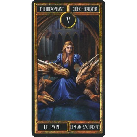 Fournier Tarot Cards Anne Stokes Dragon Tarot At Mepel