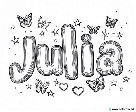Julias Coloring Page Download Or Print For Free