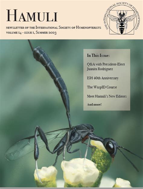 New Issue Of Hamuli Is Here International Society Of Hymenopterists