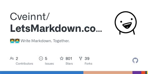 Lets Markdown An Open Source And Self Hosted Collaborative Markdown