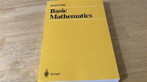 Basic Mathematics Lang Serge 9780387967875 Books
