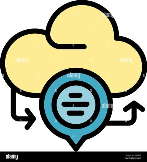 Chat System Icon Outline Chat System Vector Icon For Web Design Isolated On White Background