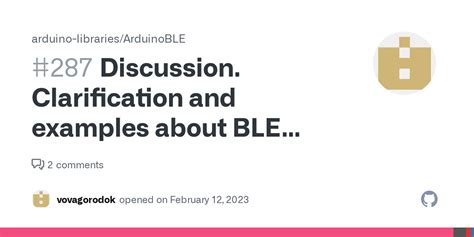 discussion clarification and examples about ble security · issue 287