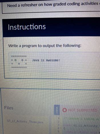 Answered Write A Program To Output The Following V Java Is Awesome Bartleby