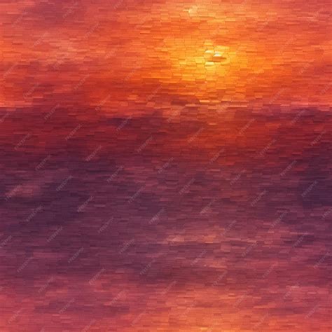Premium Ai Image Sunset Sky Texture