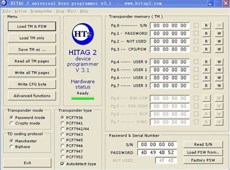 hitag2 key tool hitag2 programmer hitag 2 key tool